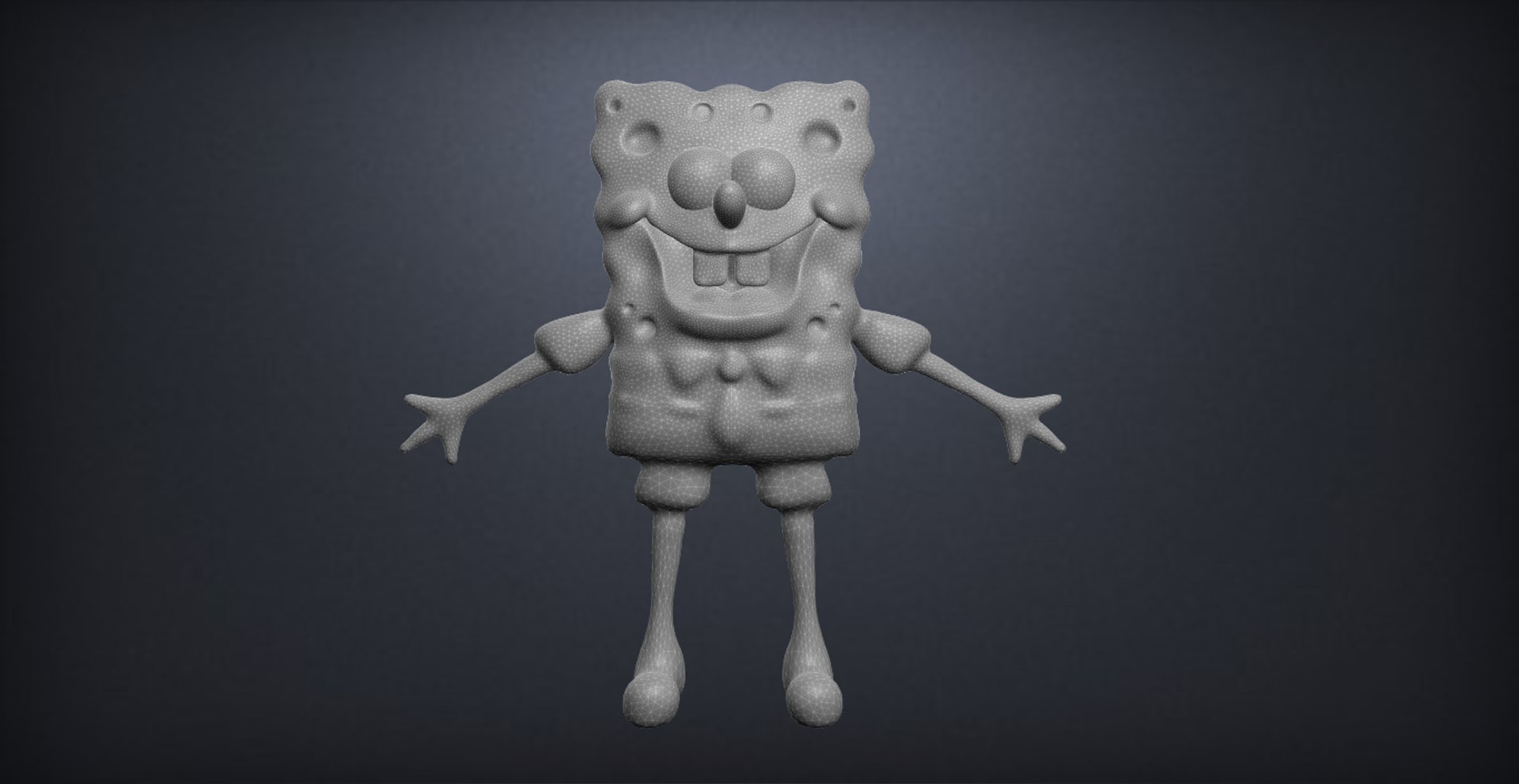 Spongebob Character Sc1 3d Model
