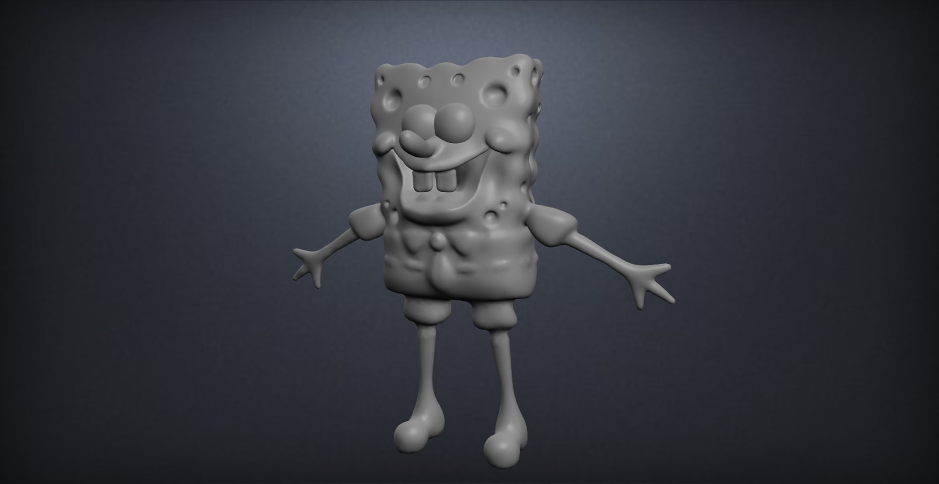 Spongebob Character Sc1 3d Model