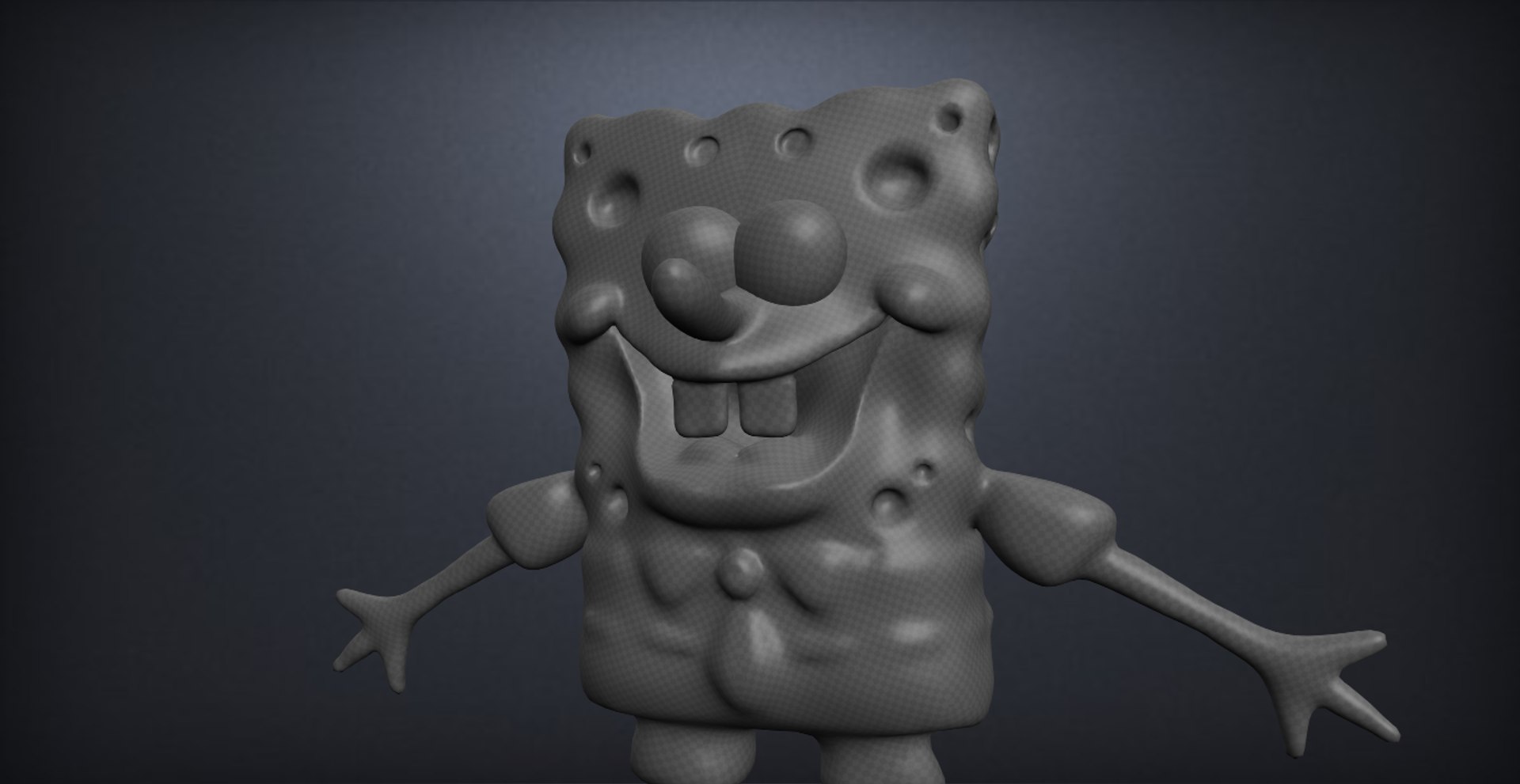 Spongebob Character Sc1 3d Model