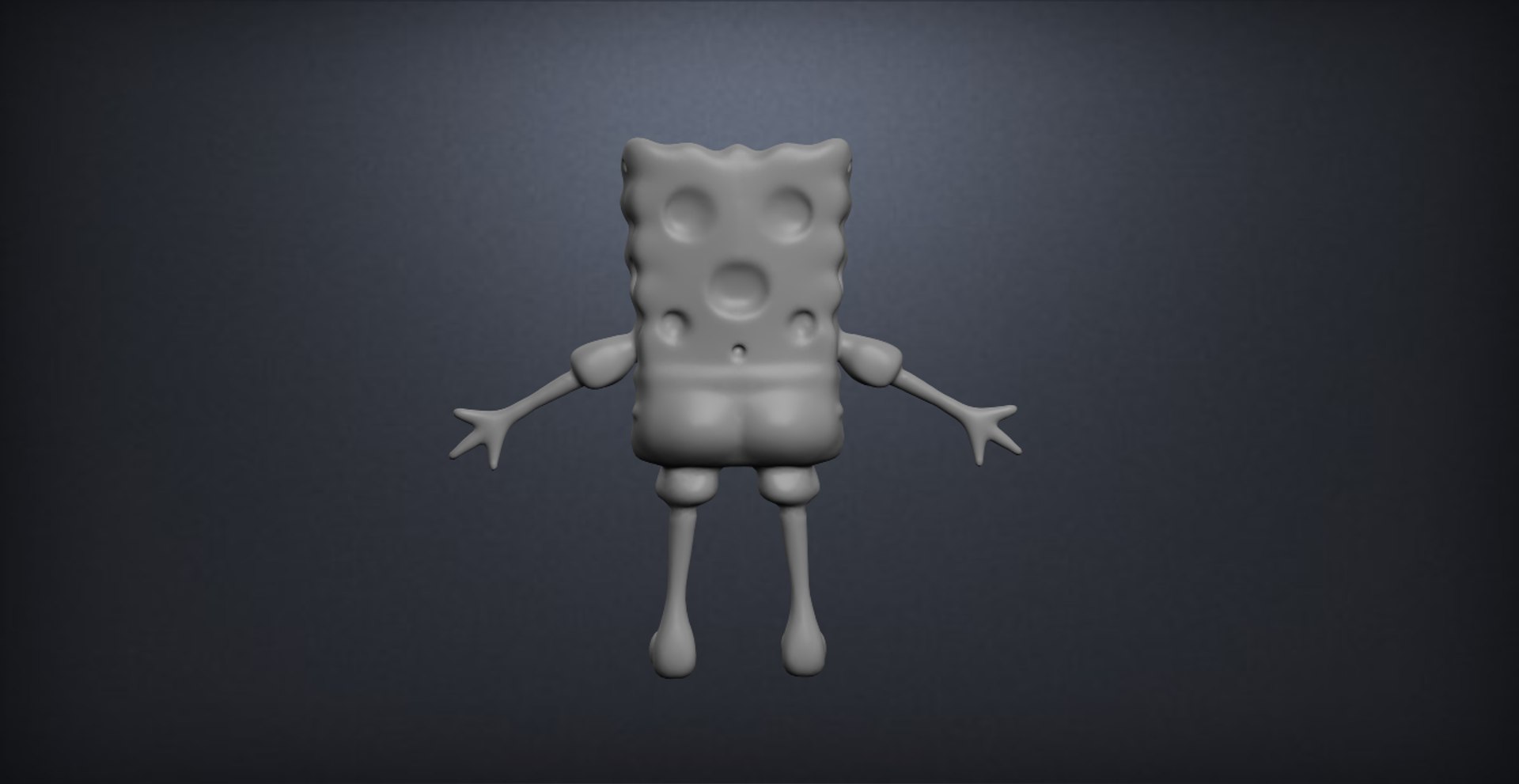 Spongebob Character Sc1 3d Model