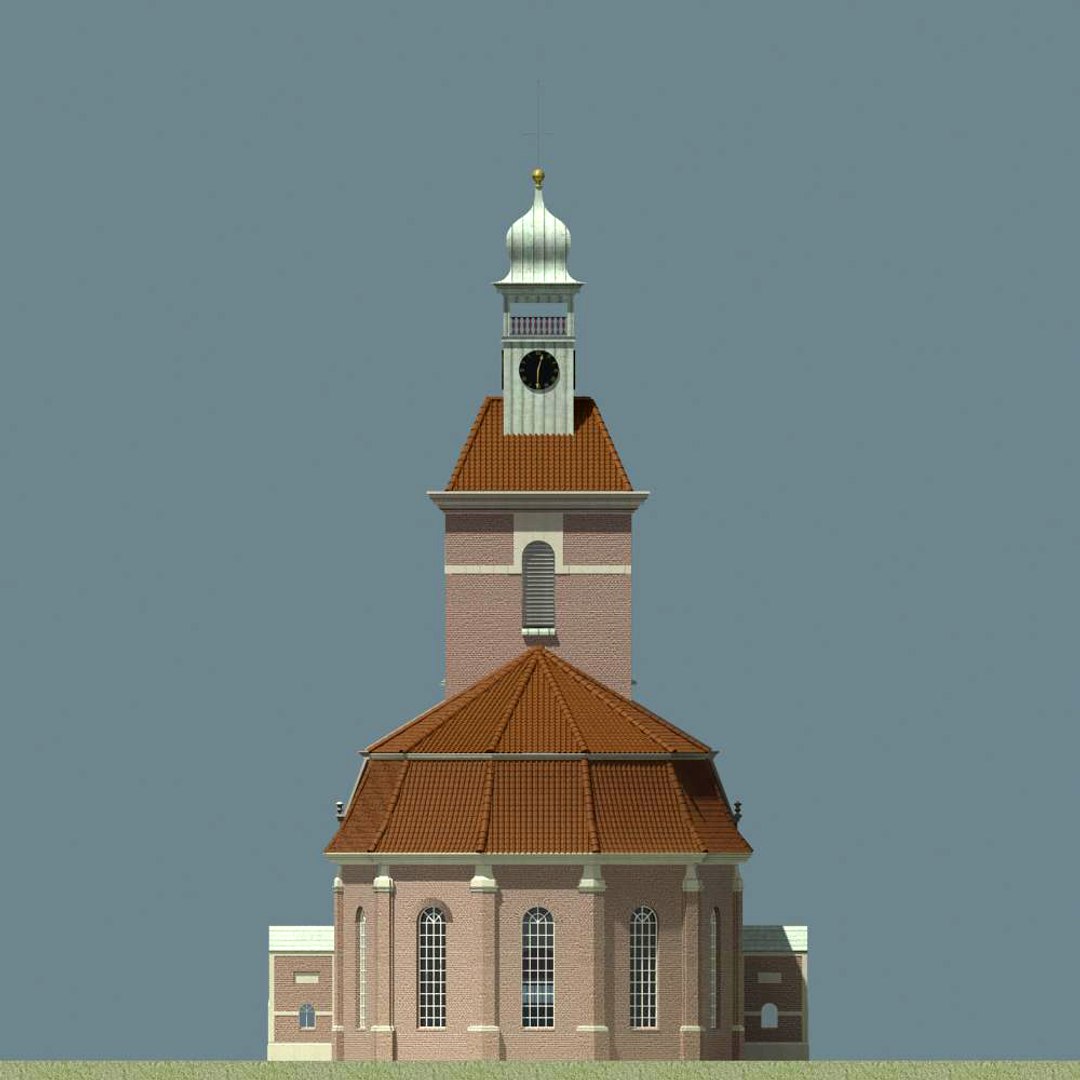 3d Model Of Church Spire Build