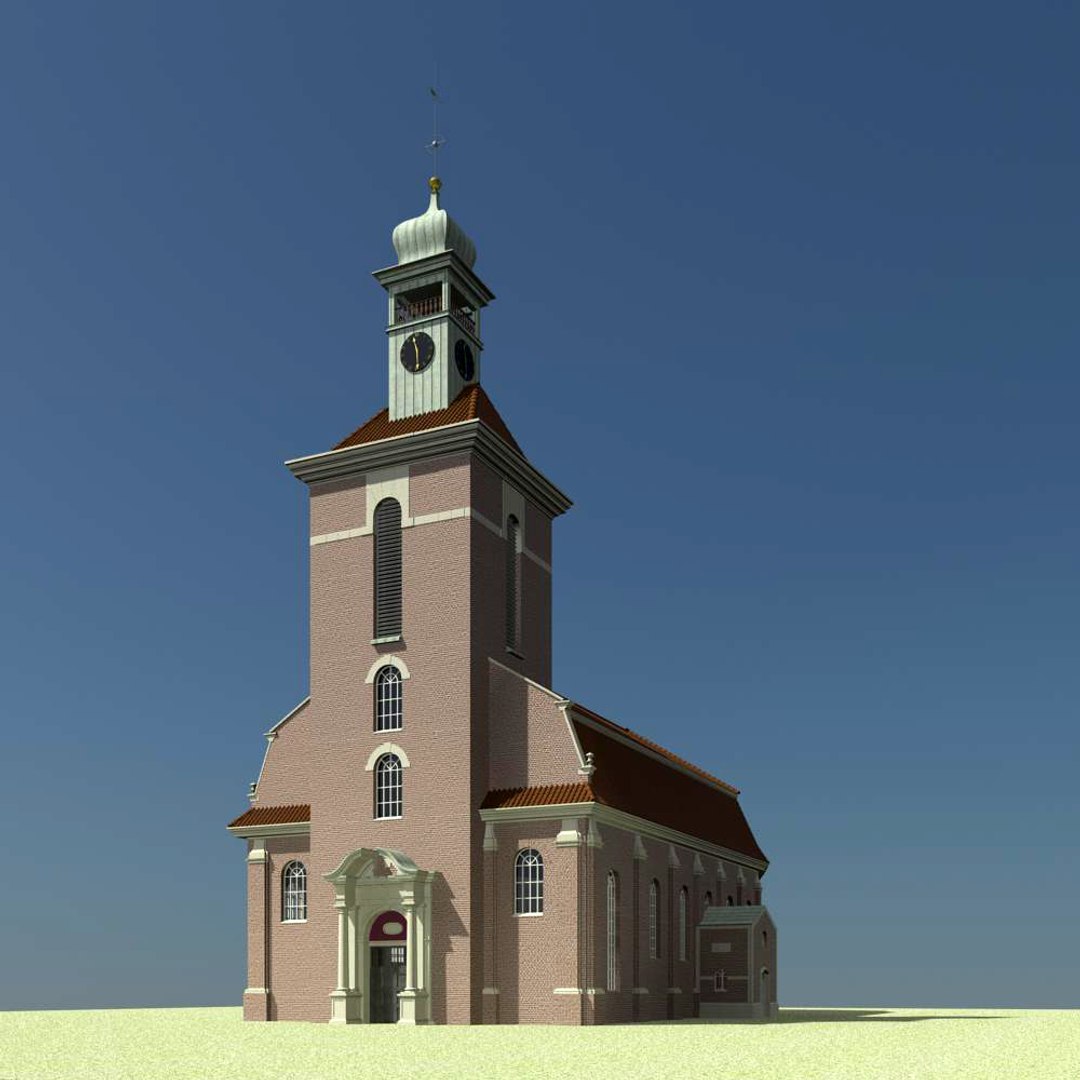 3d Model Of Church Spire Build