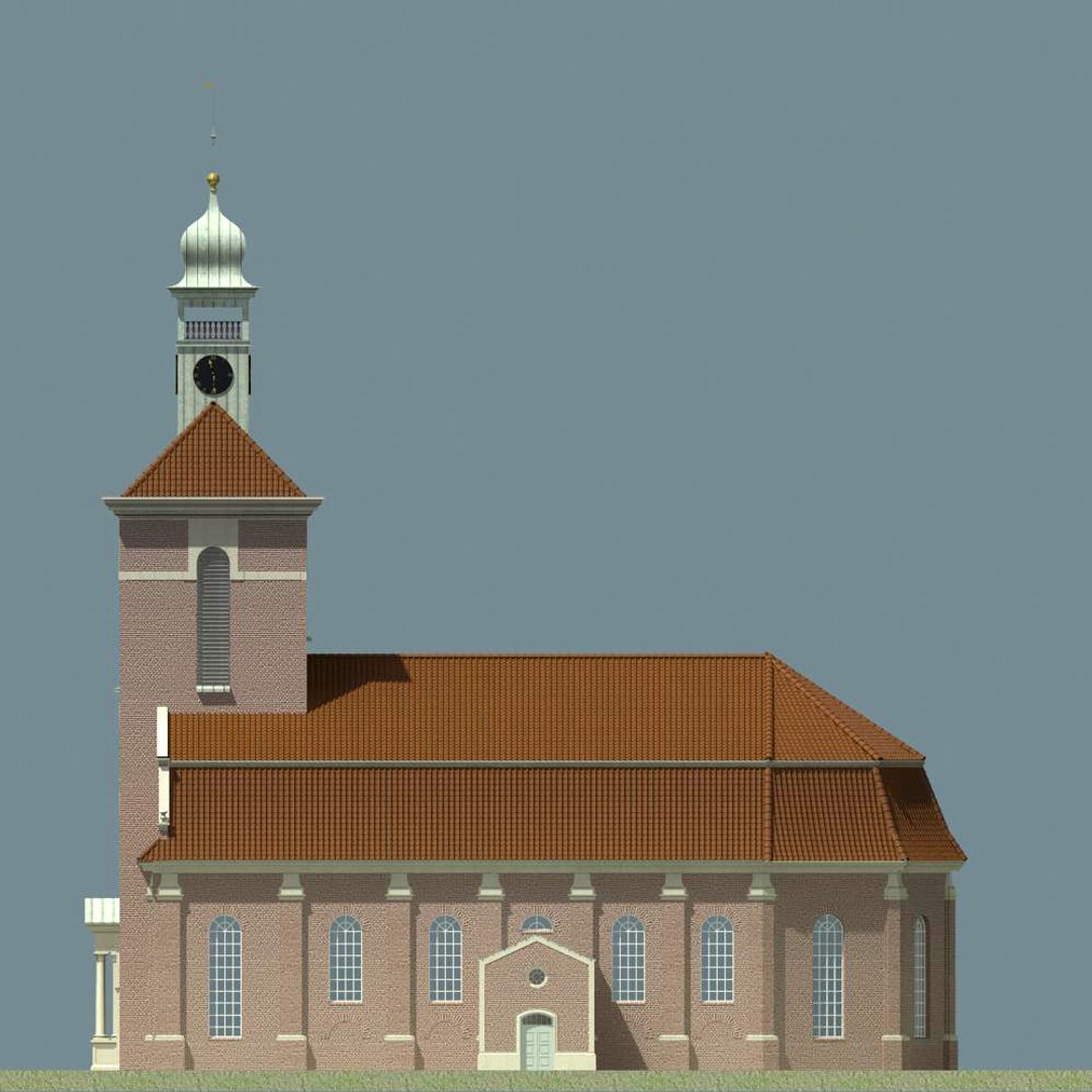 3d Model Of Church Spire Build