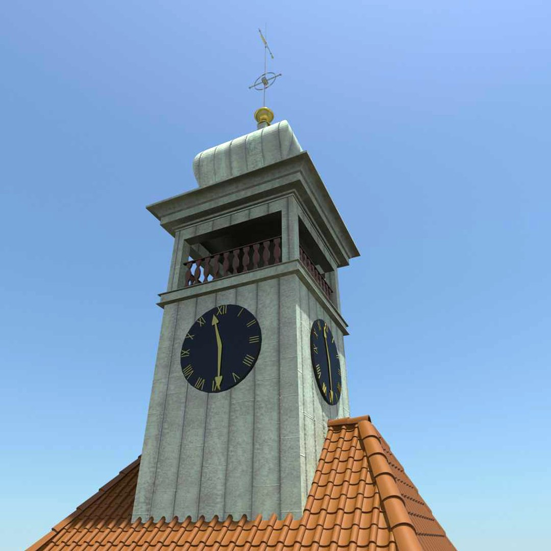 3d Model Of Church Spire Build