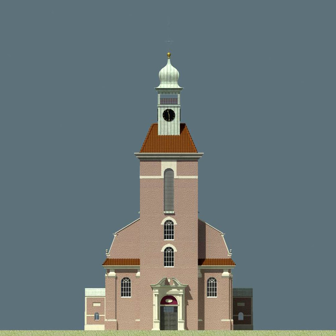3d Model Of Church Spire Build