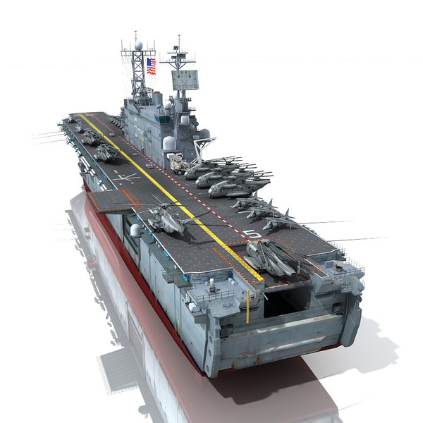 uss peleliu lha-5 u 3d max