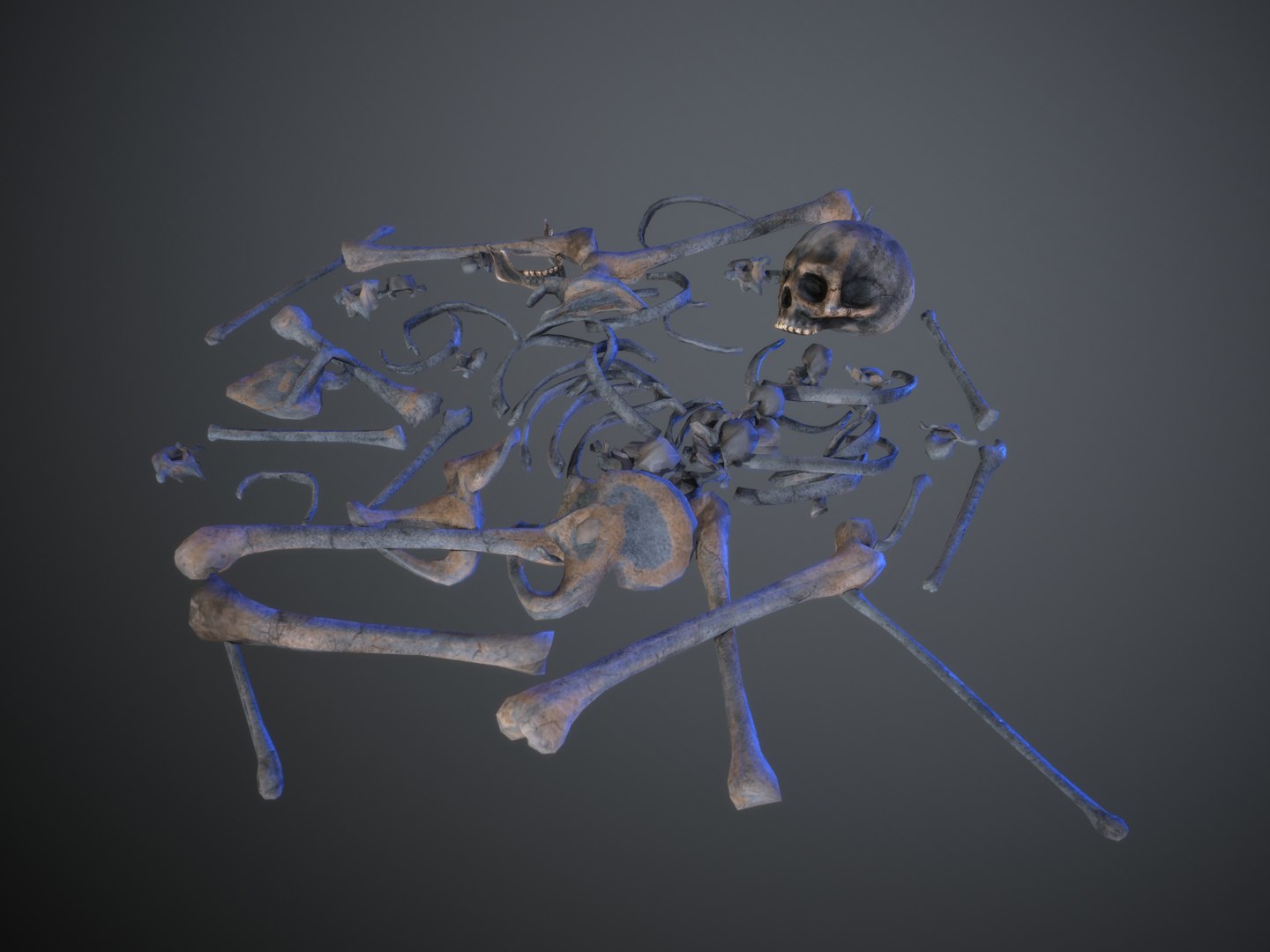 Skulls1 Alien Bones 3D Model - TurboSquid 1488305