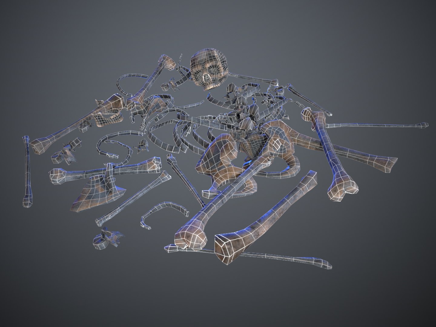 Skulls1 Alien Bones 3D Model - TurboSquid 1488305