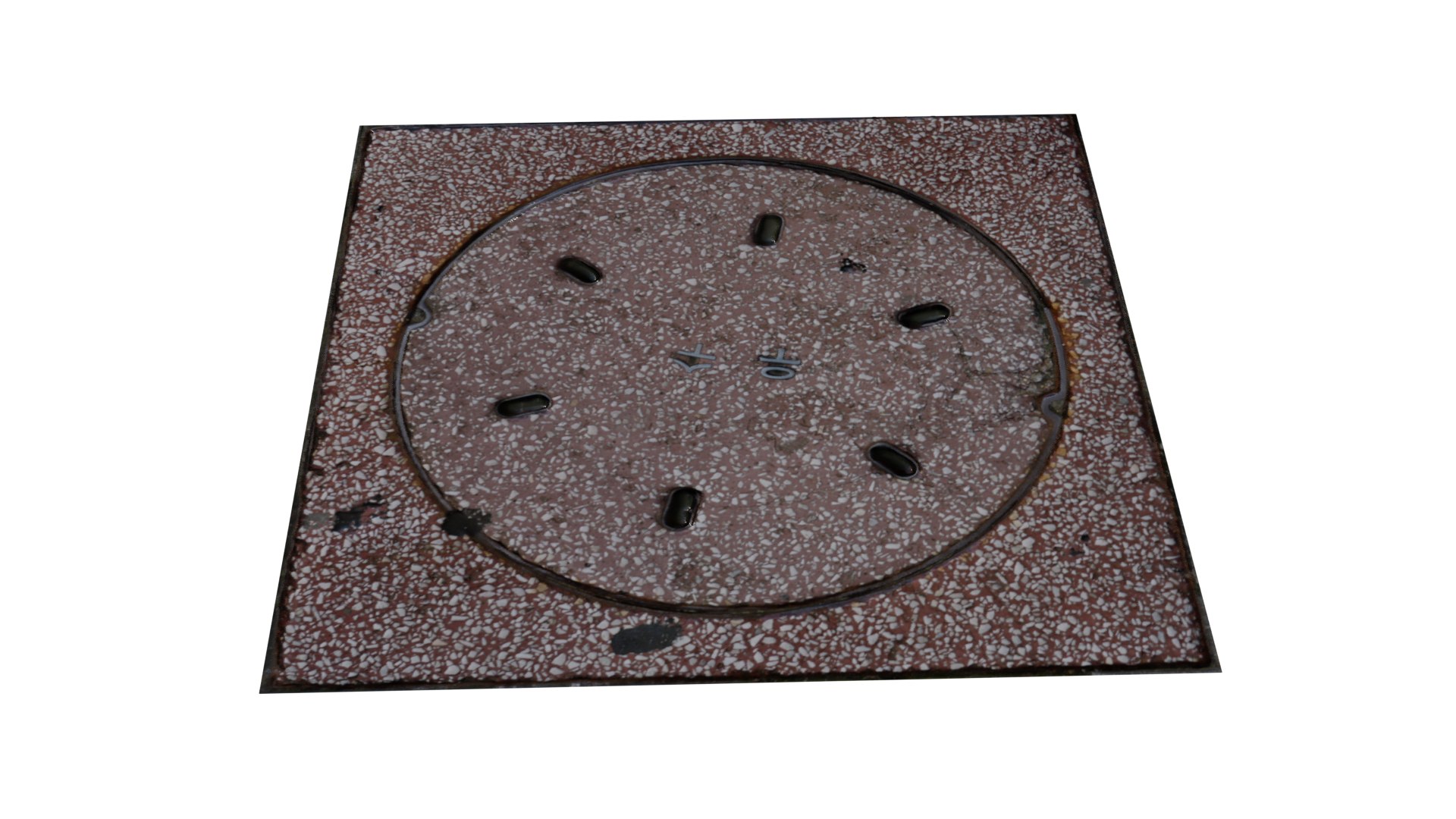 3D Korean Style 7 Manhole Set Model - TurboSquid 1848479