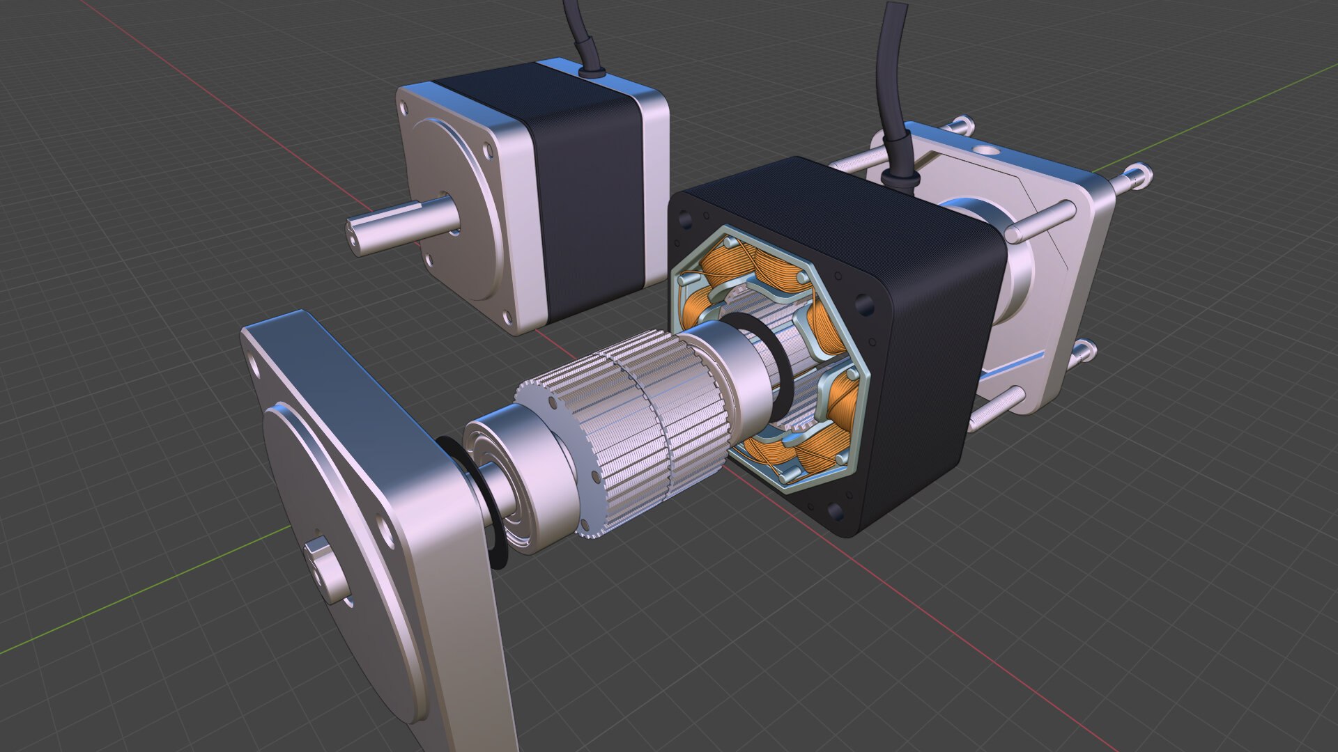 3D Stepper Motor Diagram 115 - TurboSquid 2391219