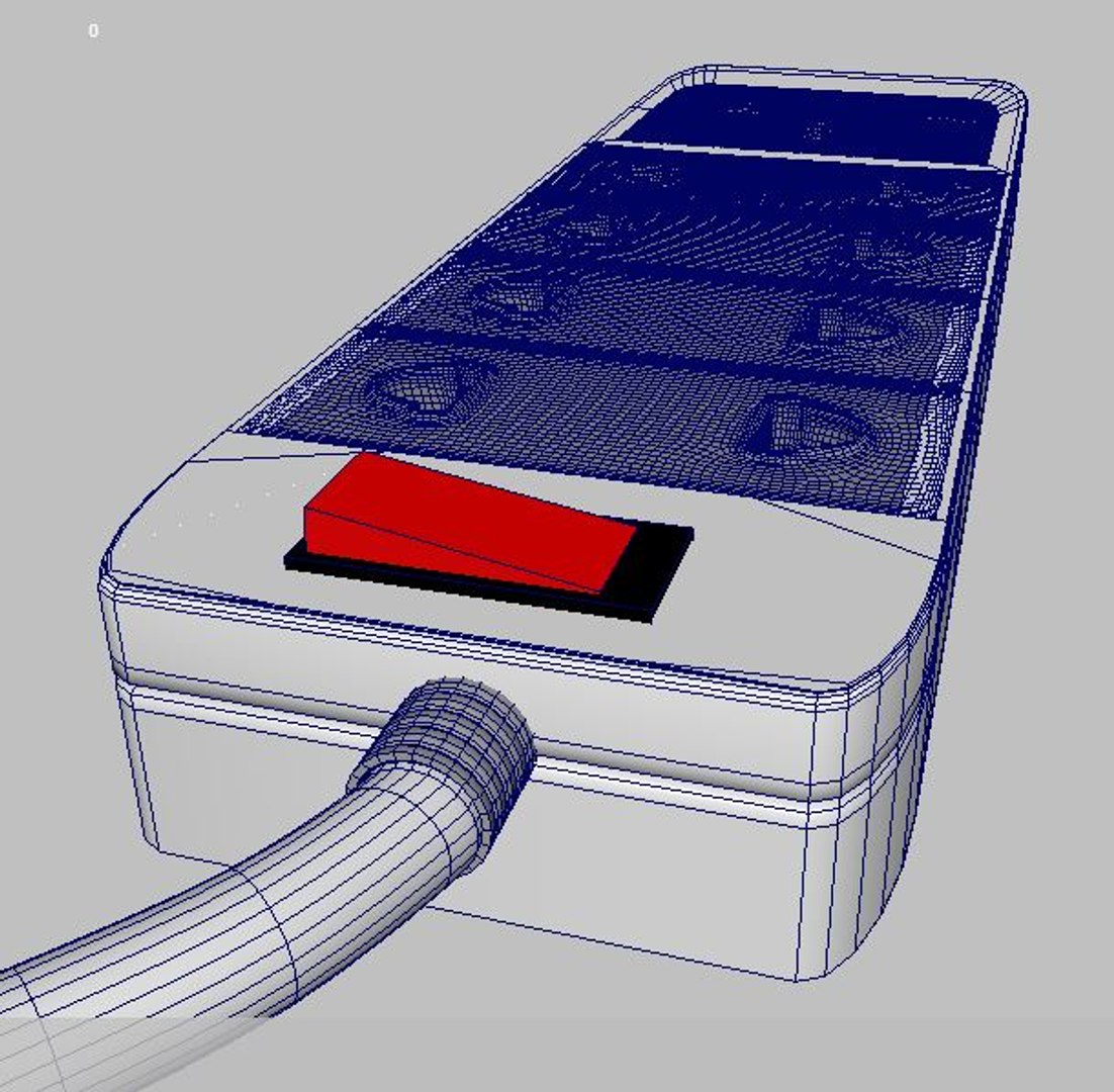 3D power electrical strip connector - TurboSquid 1293383