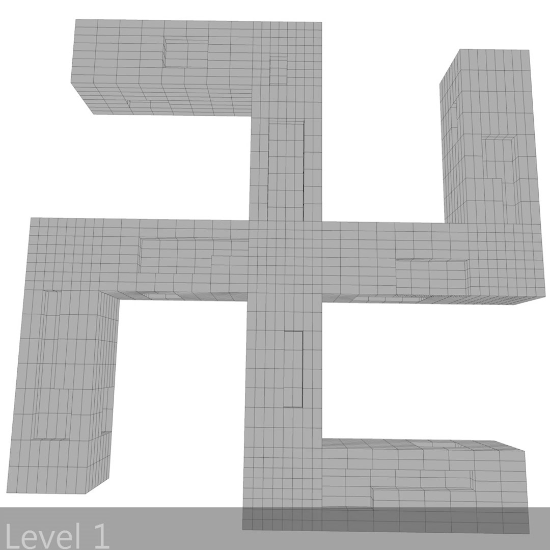 Oriental Religious Swastika 3D Model - TurboSquid 1239748