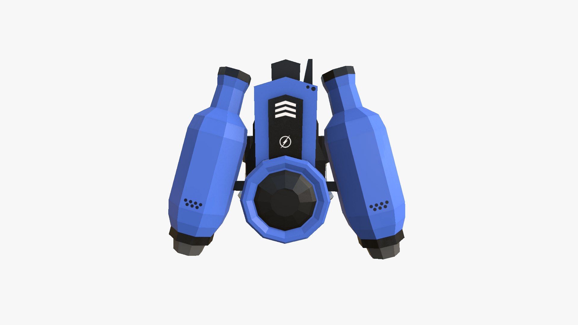 3D Jetpack Low Poly H03 - SciFi Character Design Model - TurboSquid 2256398