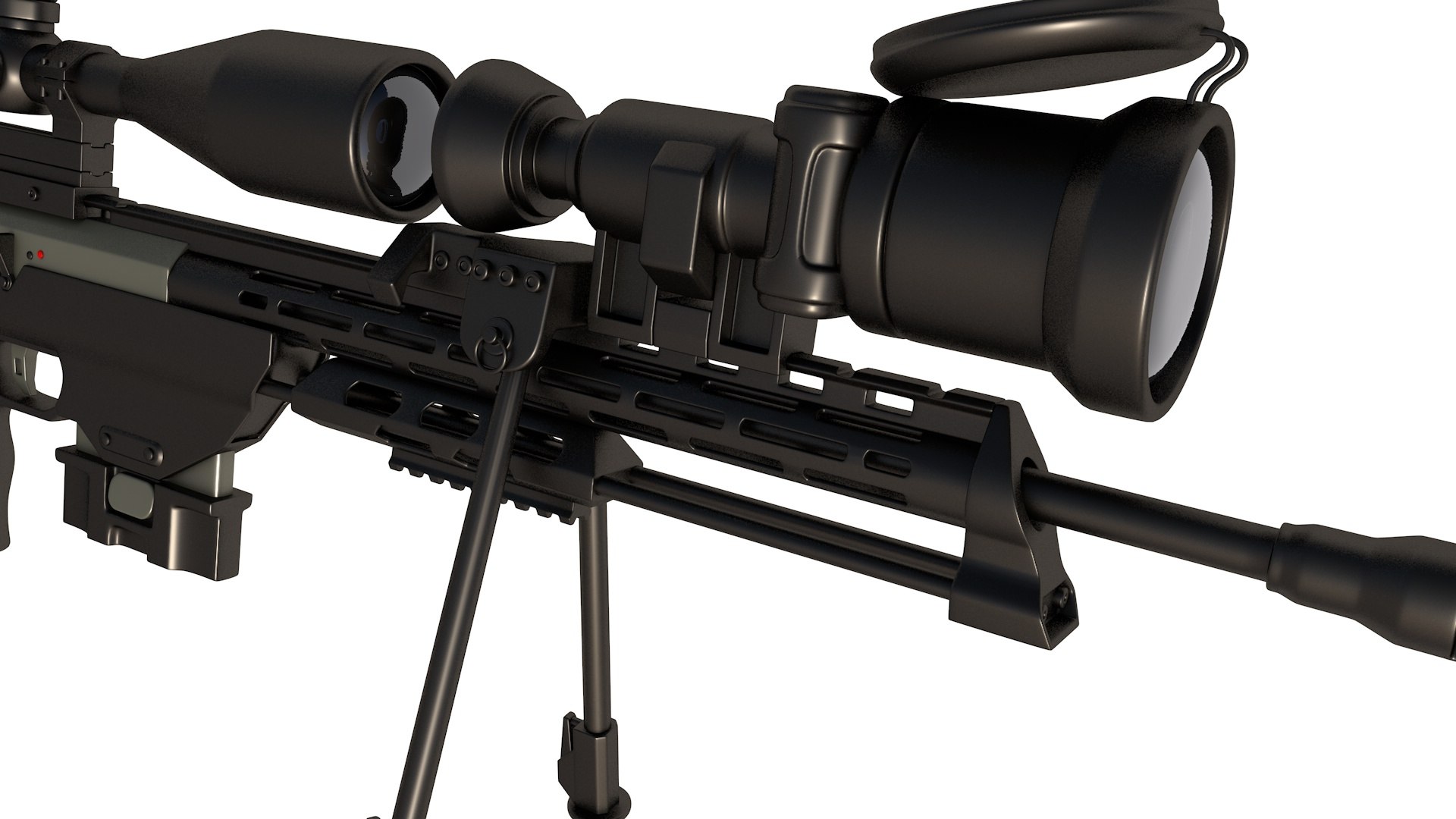 3D Sniper Rifle DSR-50 Model - TurboSquid 1993678