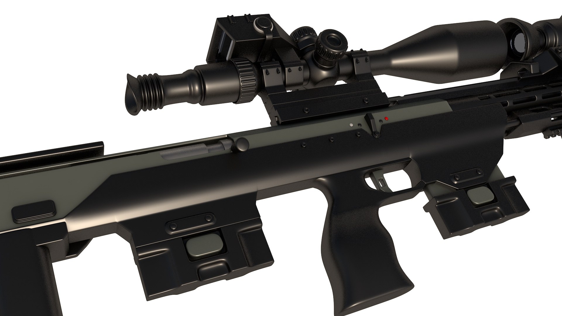 3D Sniper Rifle DSR-50 Model - TurboSquid 1993678