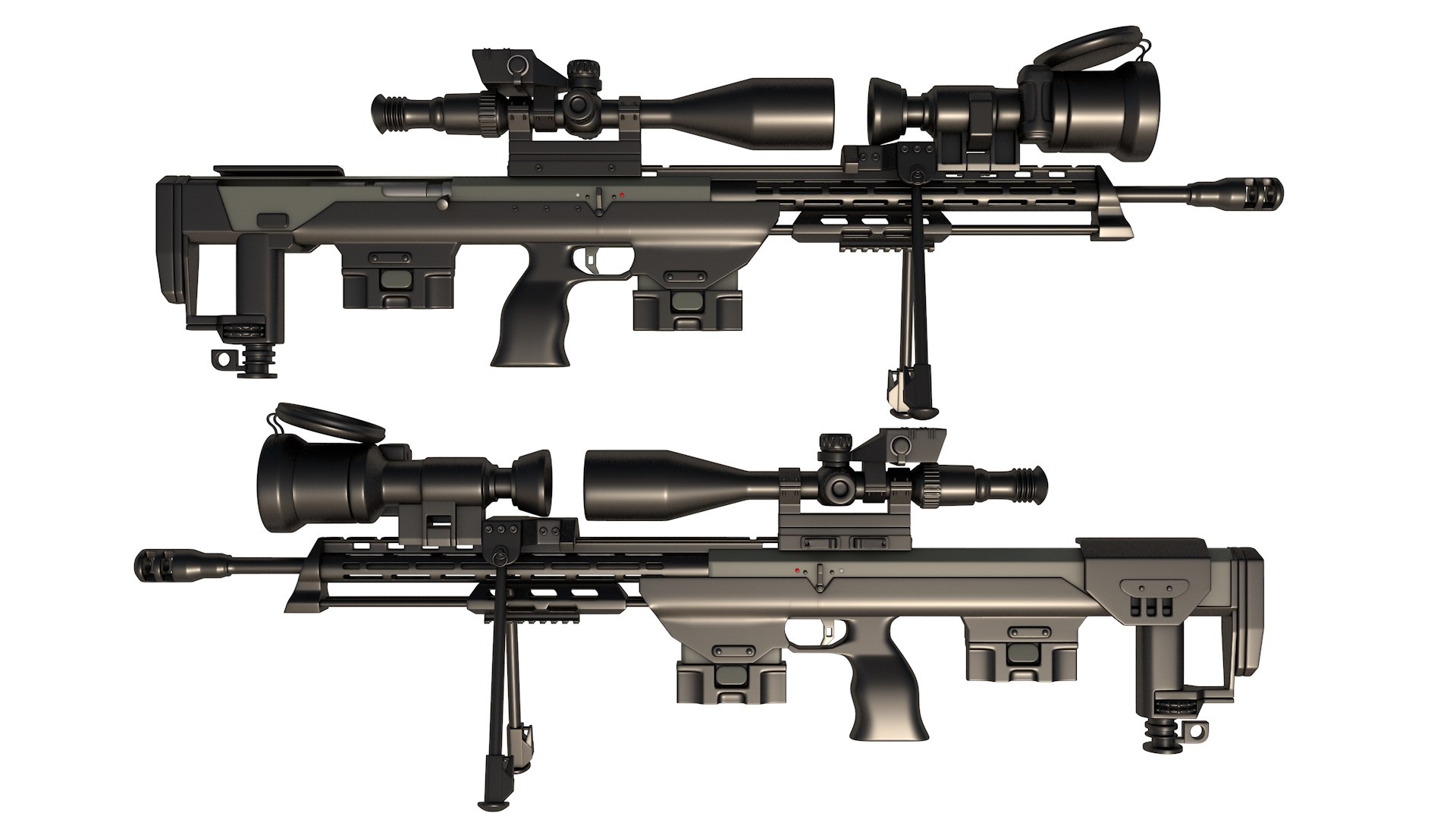 Sniper Rifle DSR-50 Modelo 3D - TurboSquid 1993678