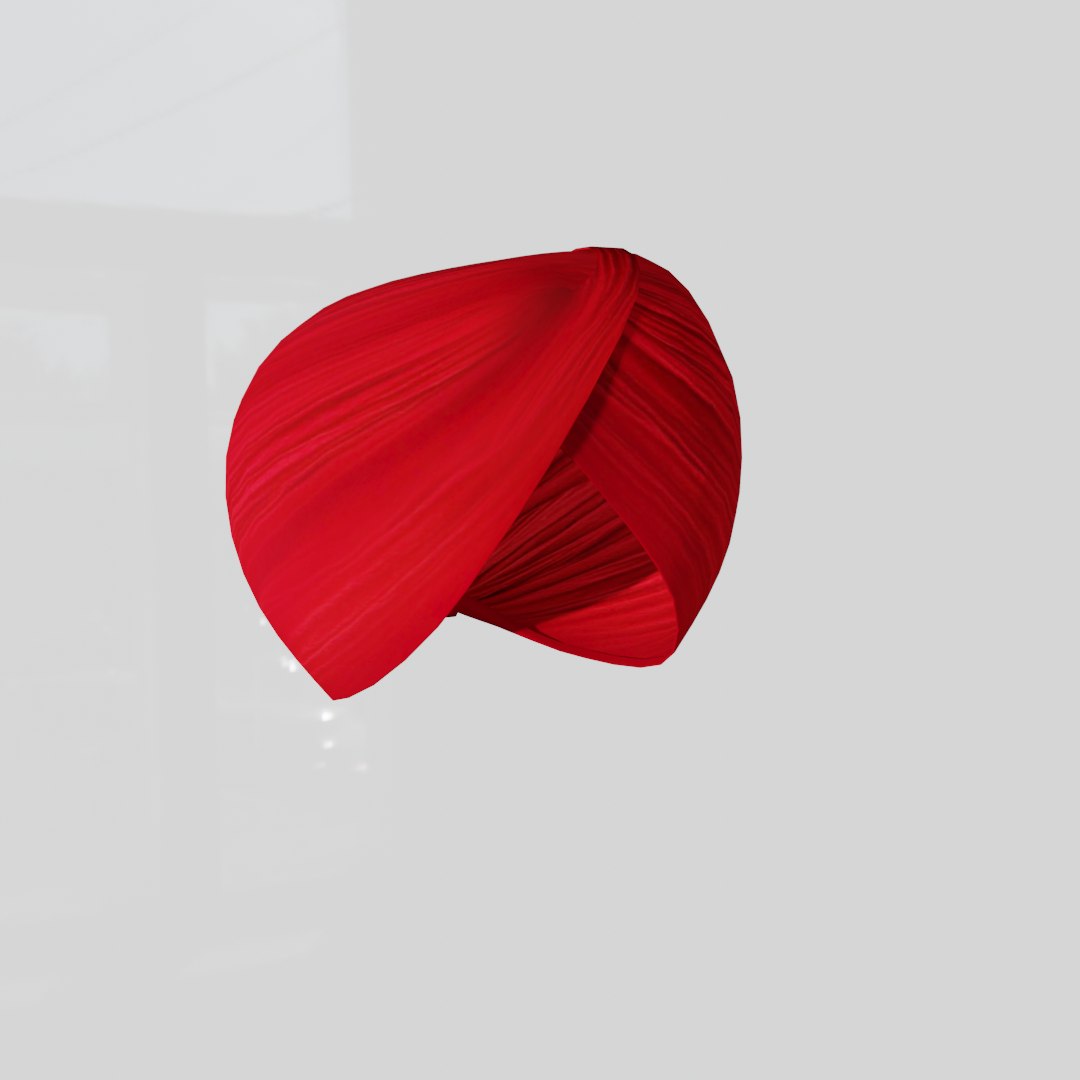 3D Realistic Punjabi Sikh Turban With 5 Different Colors - TurboSquid ...