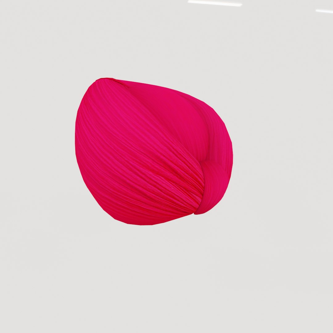 3D Realistic Punjabi Sikh Turban With 5 Different Colors - TurboSquid ...