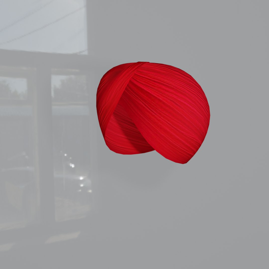 3D Realistic Punjabi Sikh Turban With 5 Different Colors - TurboSquid ...