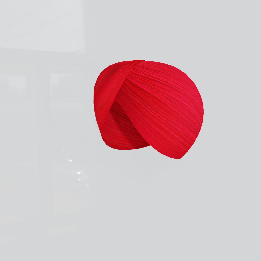 3D Realistic Punjabi Sikh Turban With 5 Different Colors - TurboSquid ...