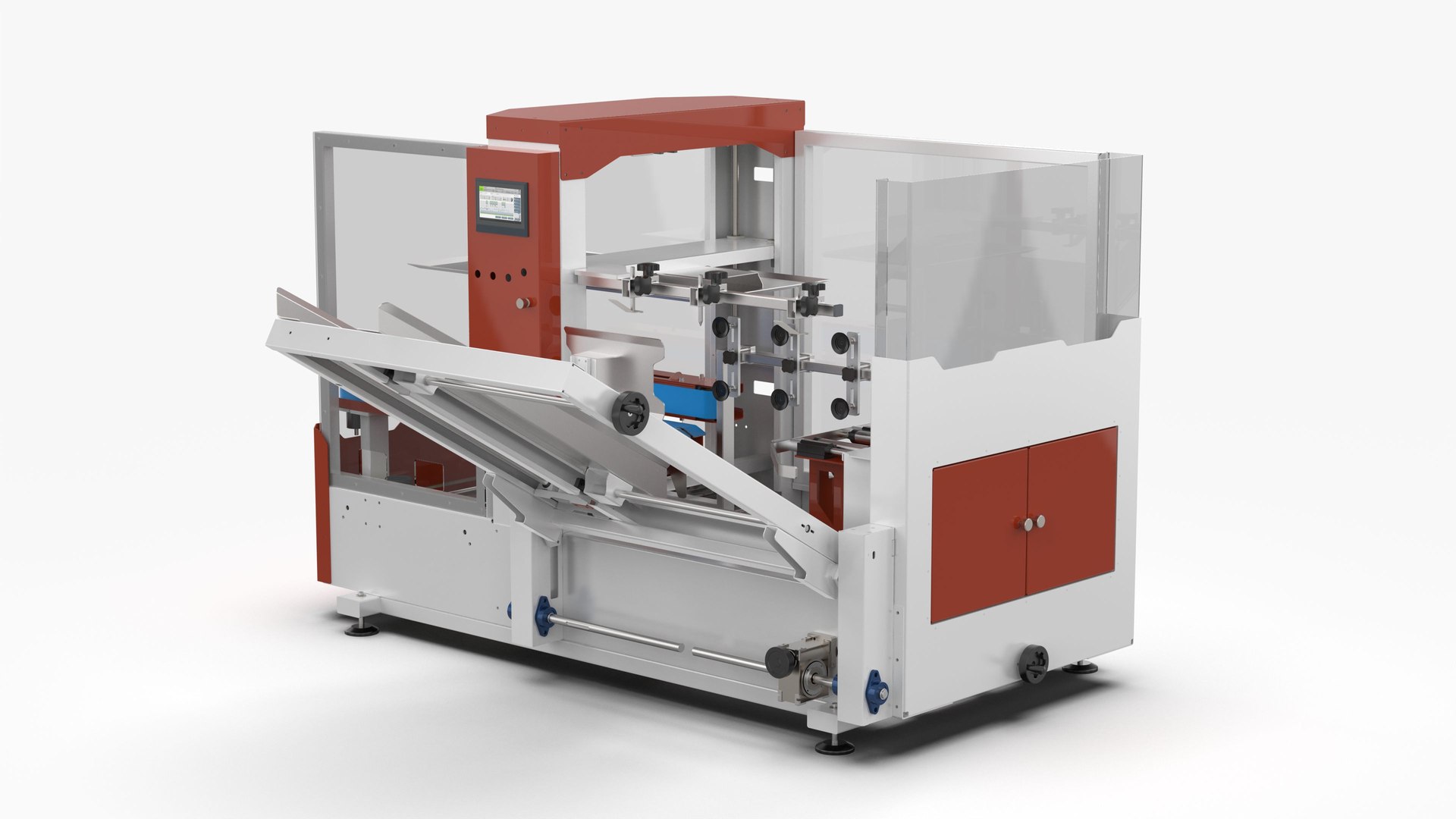 3D Model Fully Automatic Box Unpacking Machine - TurboSquid 2097351