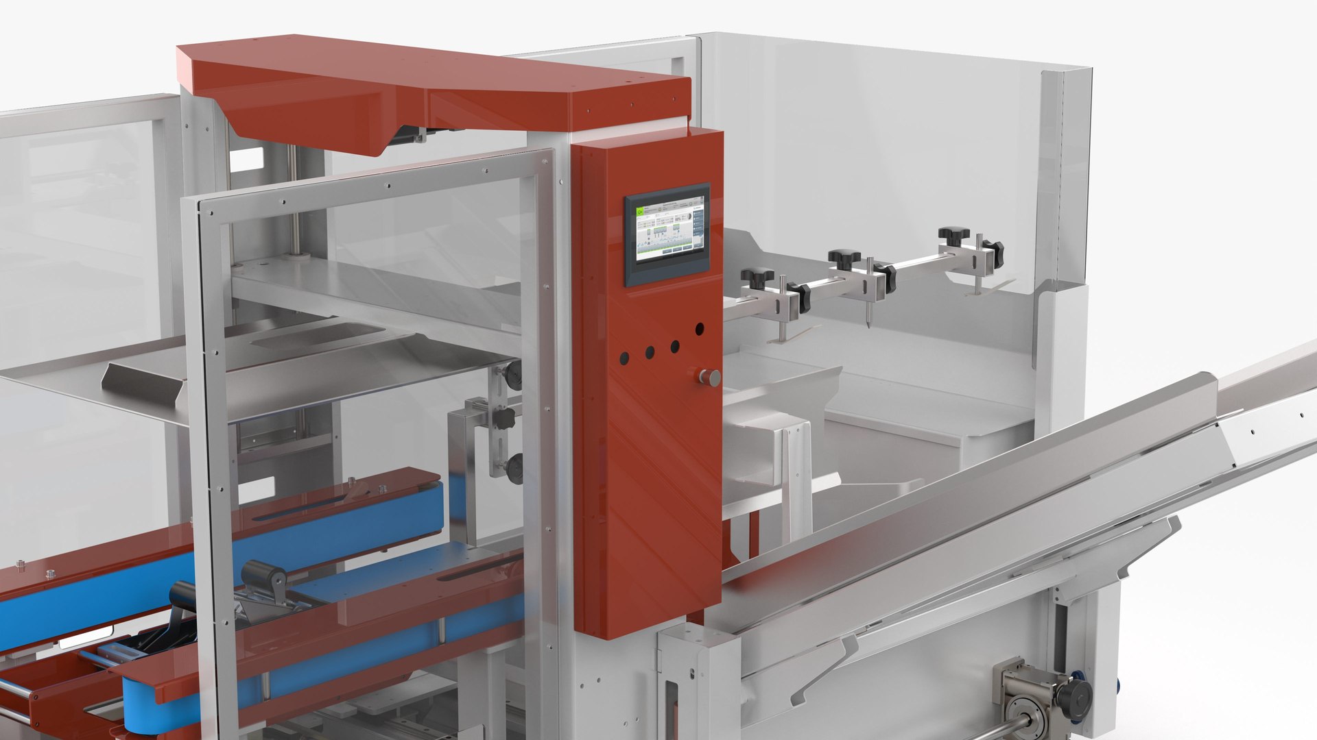 3D Model Fully Automatic Box Unpacking Machine - TurboSquid 2097351