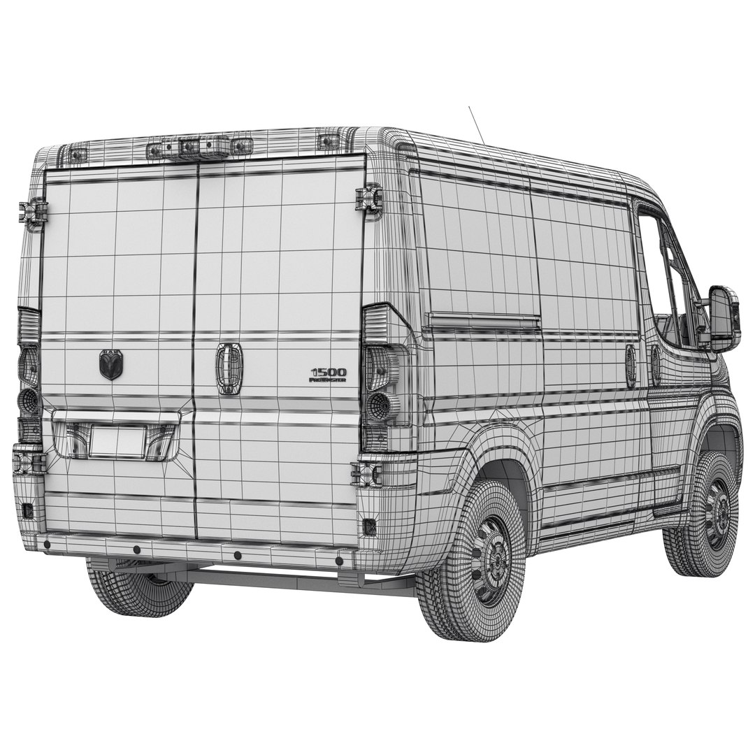 2024 Ram ProMaster VAN 118 WB Model - TurboSquid 2202401