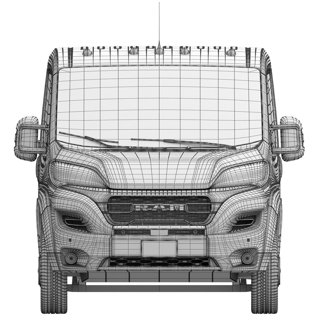 2024 Ram ProMaster VAN 118 WB Model - TurboSquid 2202401