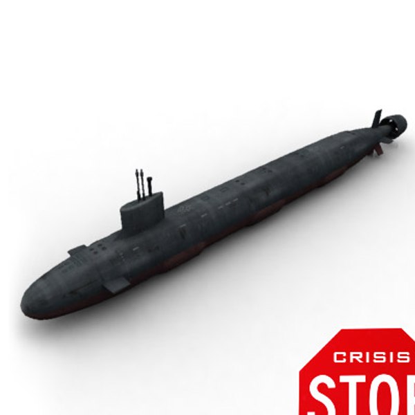 virginia submarine 3d max