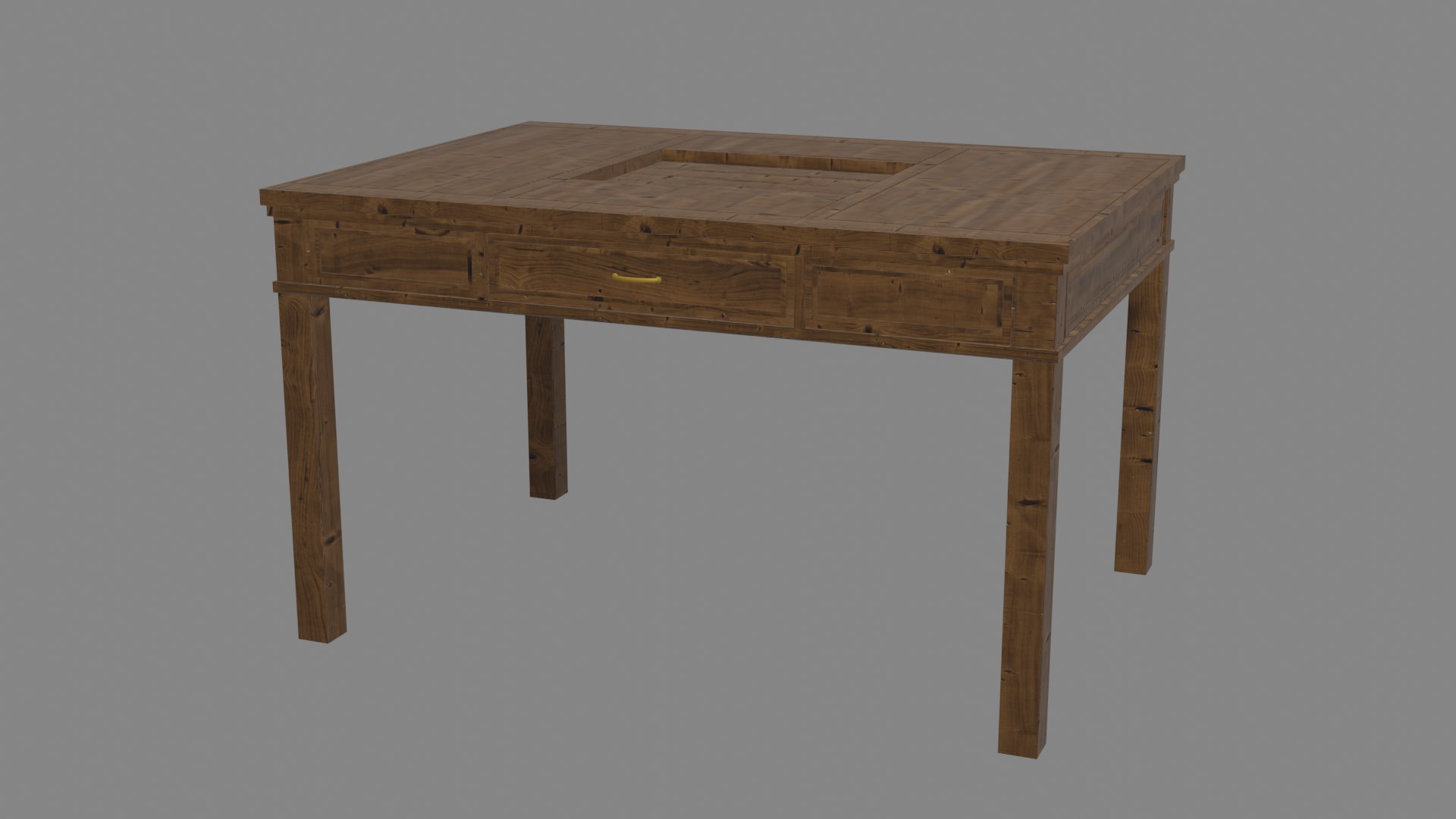 Tea Desk With Tea Tray 3D Model - TurboSquid 2019858
