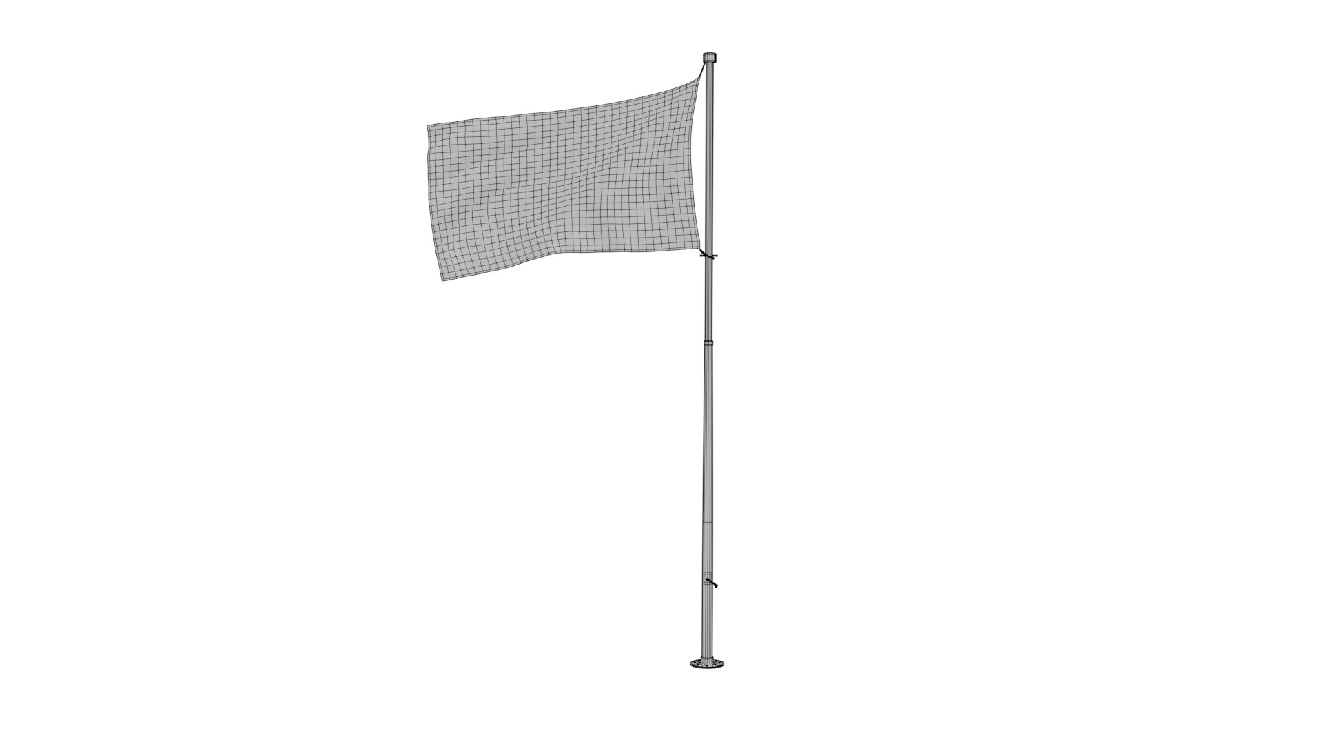 3D Pole Flag Saudi Arabia Model - TurboSquid 2234028