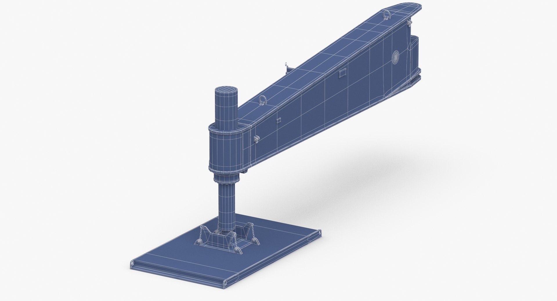 Crane outrigger large 01 3D model - TurboSquid 1679981