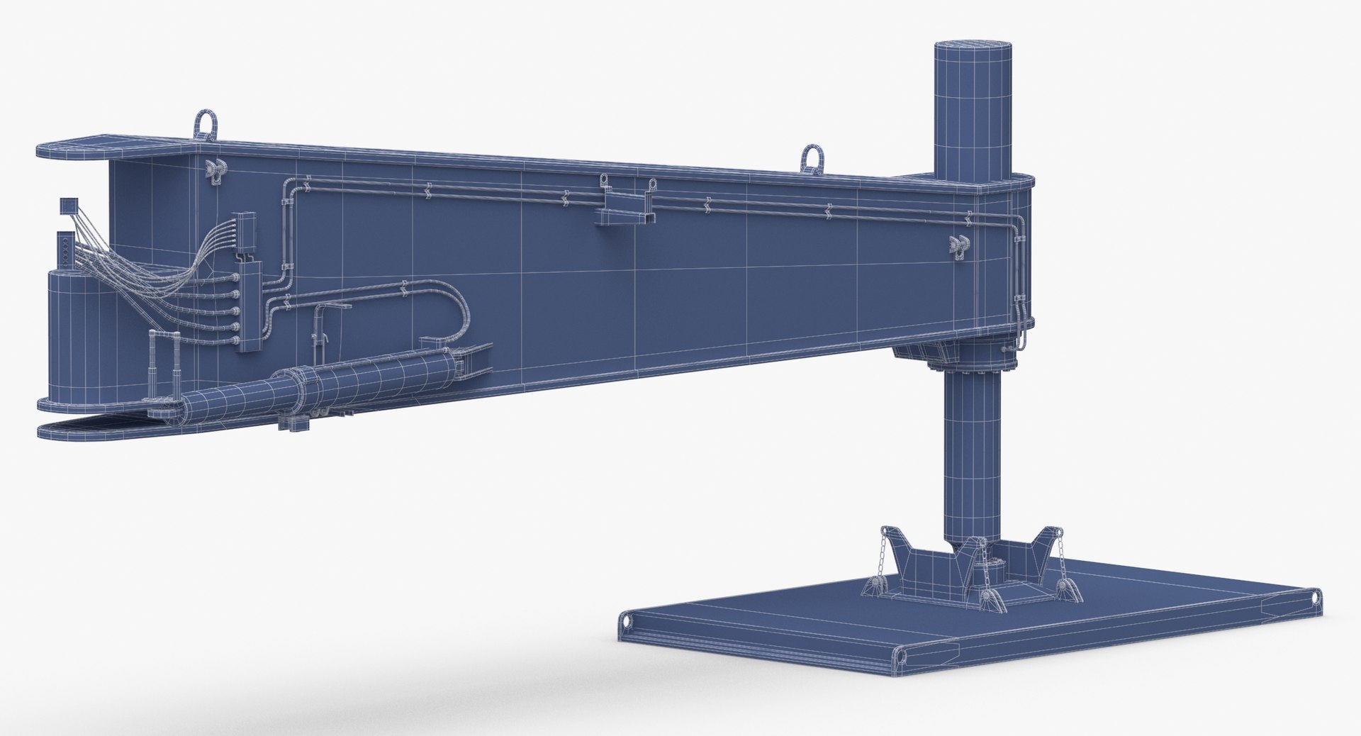Crane outrigger large 01 3D model - TurboSquid 1679981