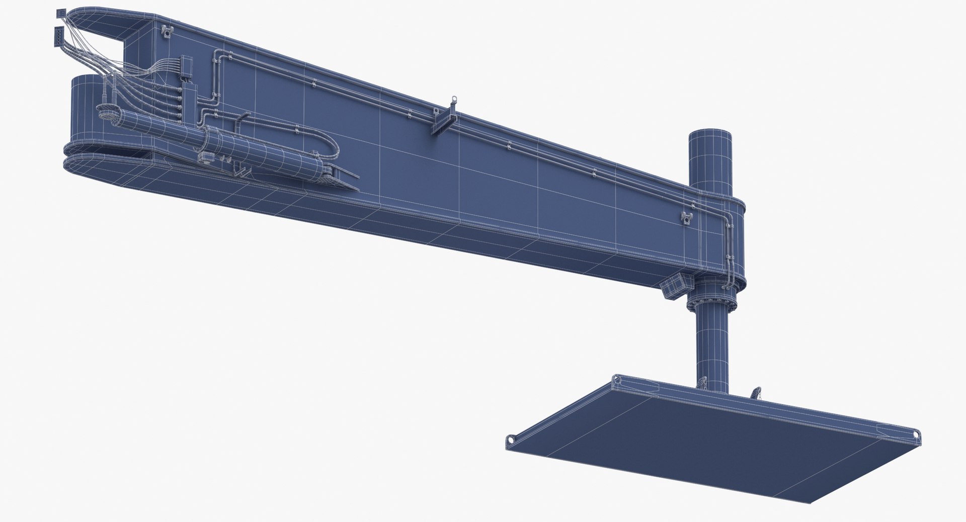 Crane outrigger large 01 3D model - TurboSquid 1679981