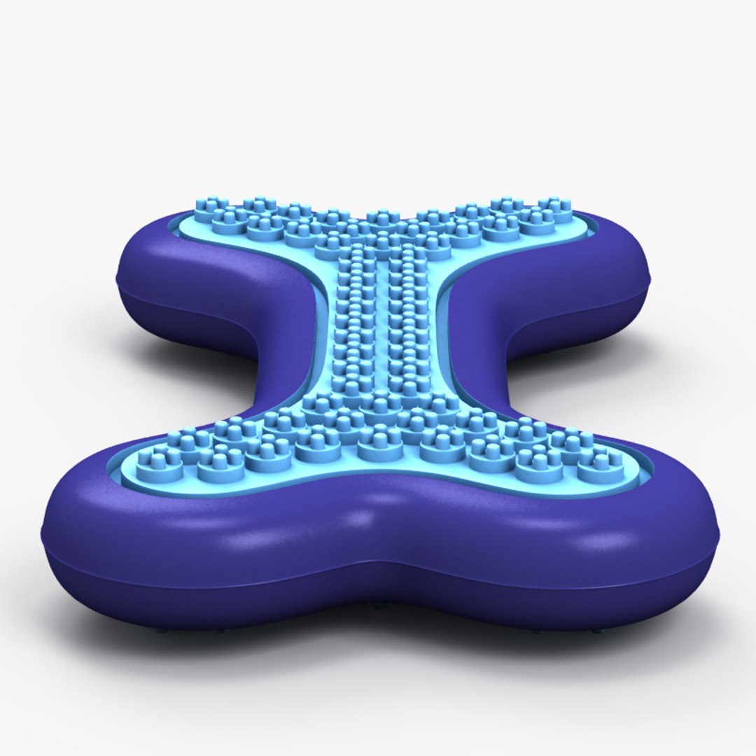 3d bone-shaped rubber toy
