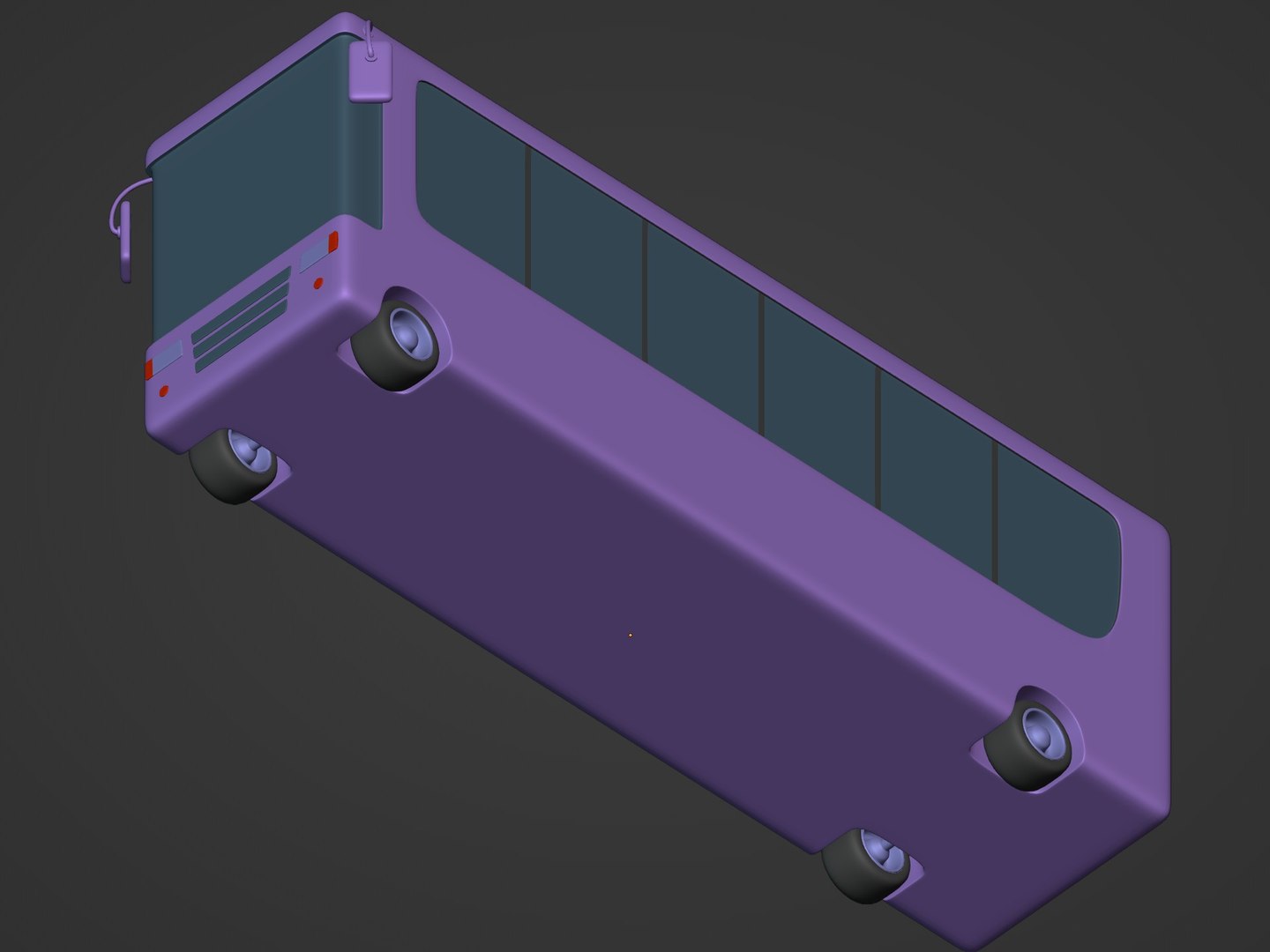 Cartoon Tour Bus 3D Model - TurboSquid 1856553