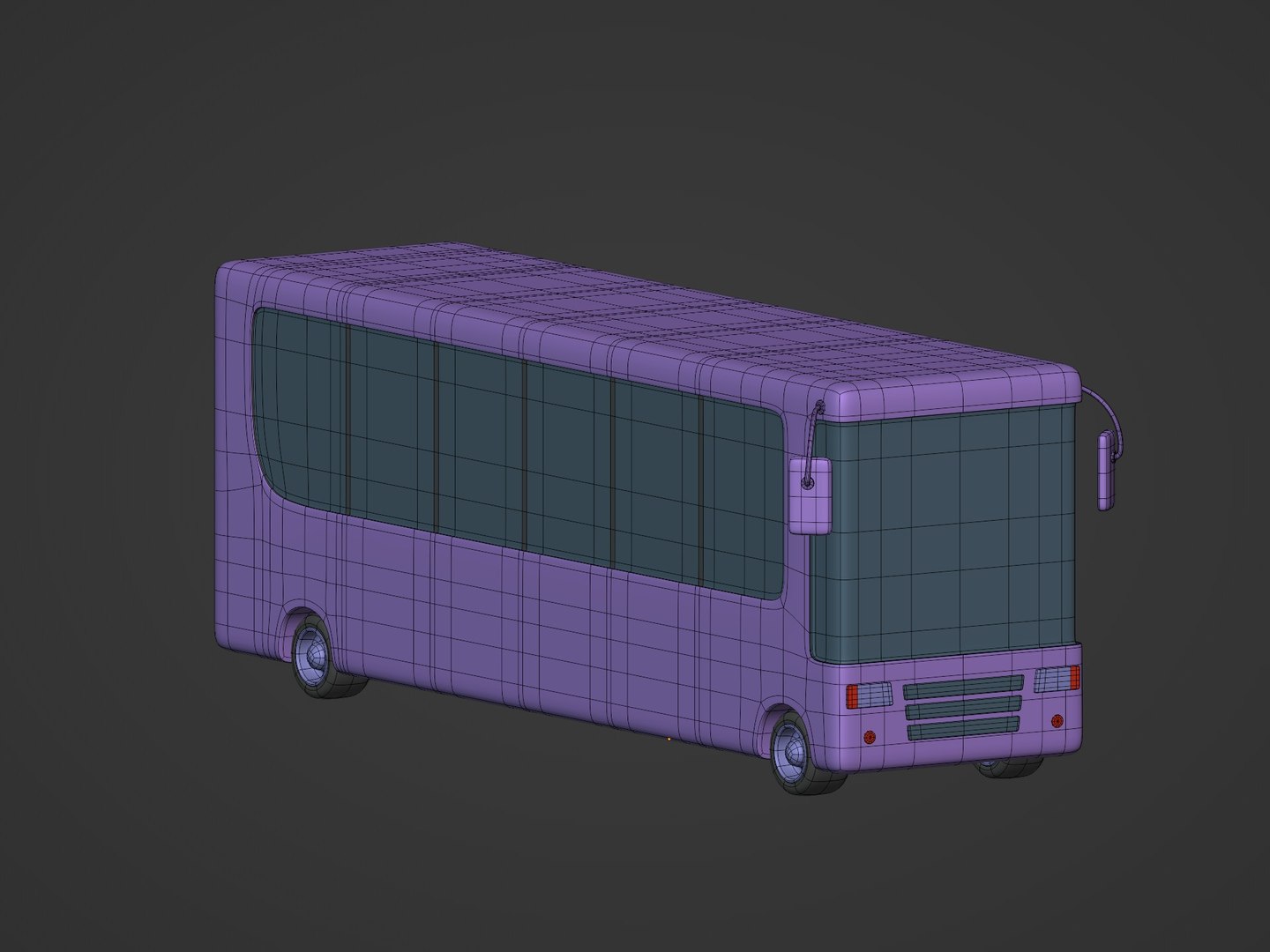 Cartoon Tour Bus 3D Model - TurboSquid 1856553