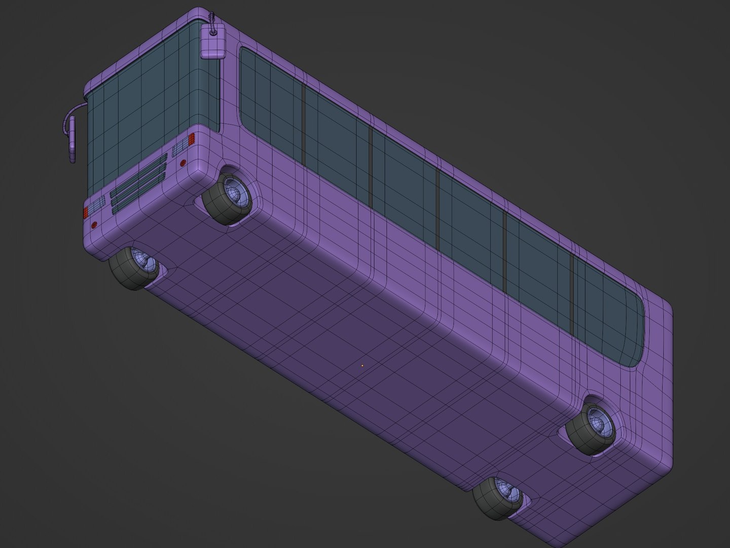 Cartoon Tour Bus 3D Model - TurboSquid 1856553