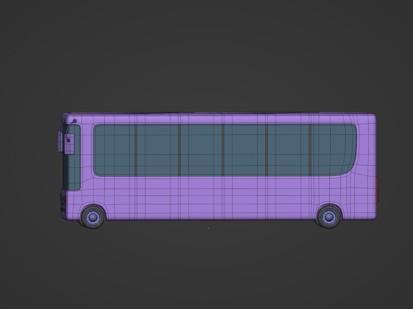 Cartoon Tour Bus 3D Model - TurboSquid 1856553