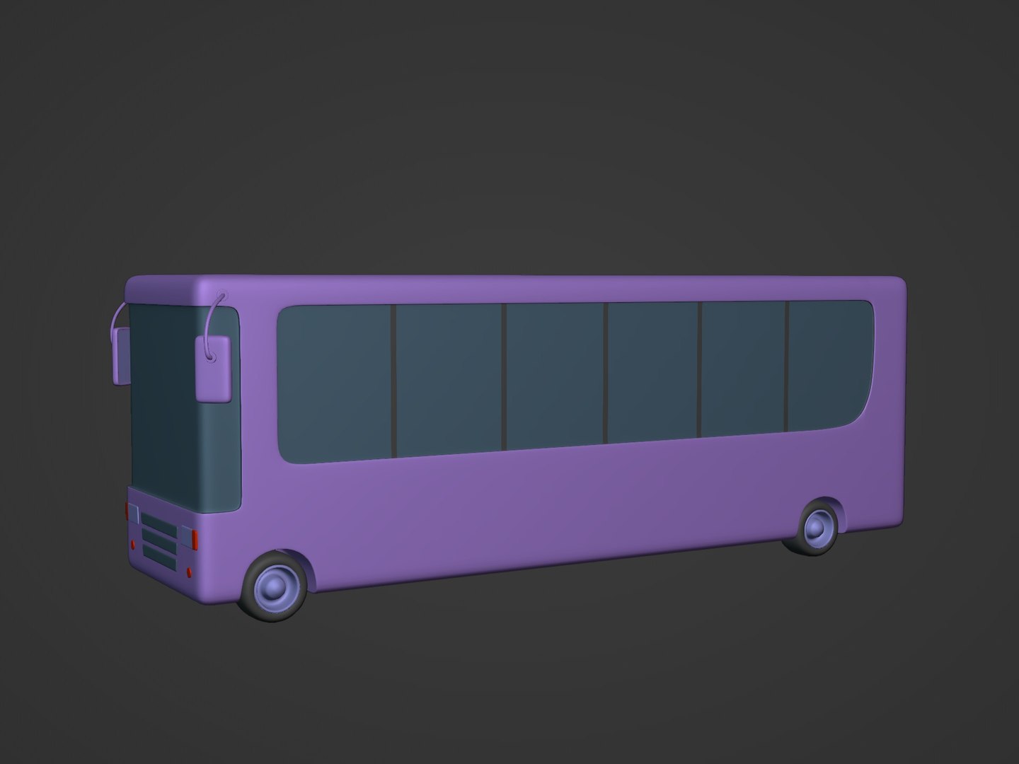 Cartoon Tour Bus 3D Model - TurboSquid 1856553