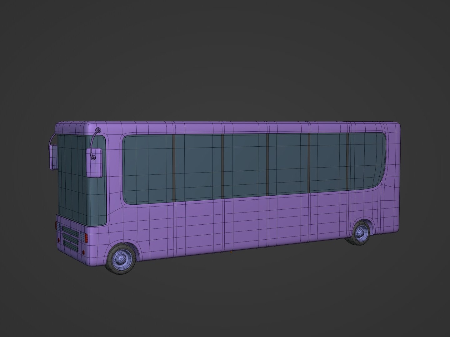 Cartoon Tour Bus 3D Model - TurboSquid 1856553