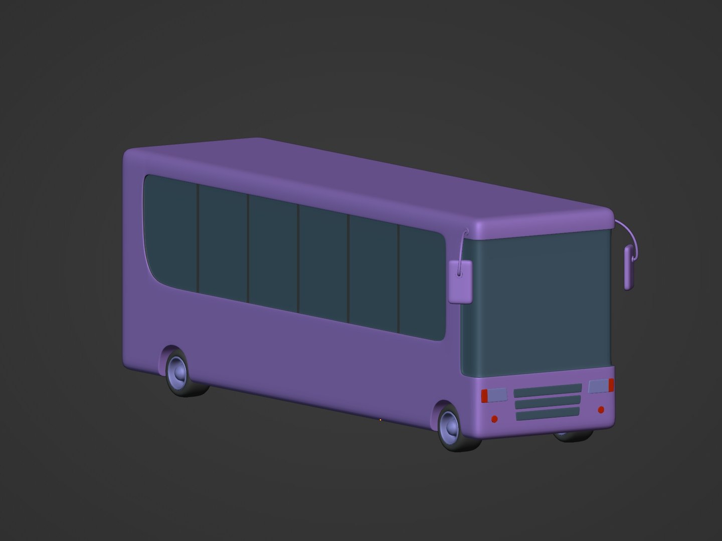 Cartoon Tour Bus 3D Model - TurboSquid 1856553