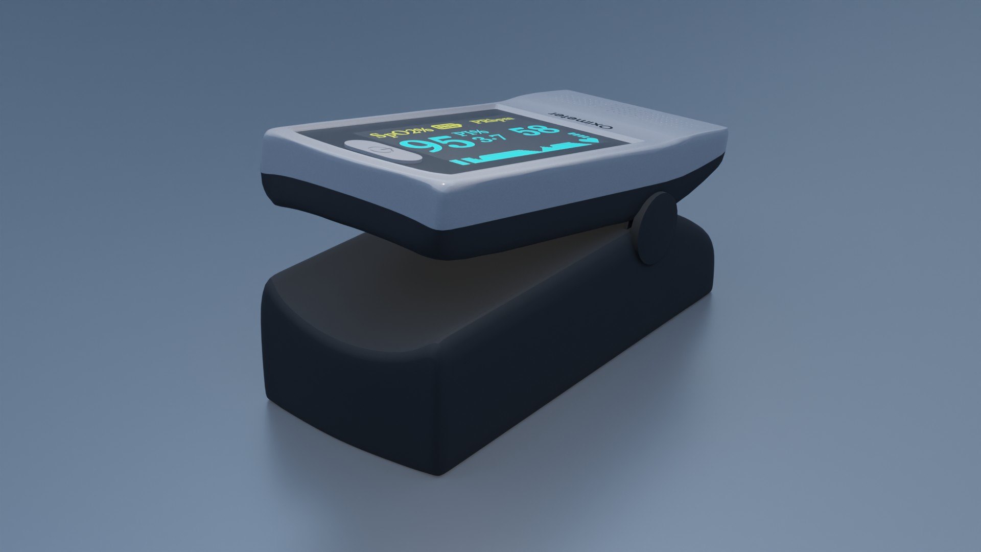 3D Portable Finger Oximeter Fingertip Pulse Oximeter - TurboSquid 1750281