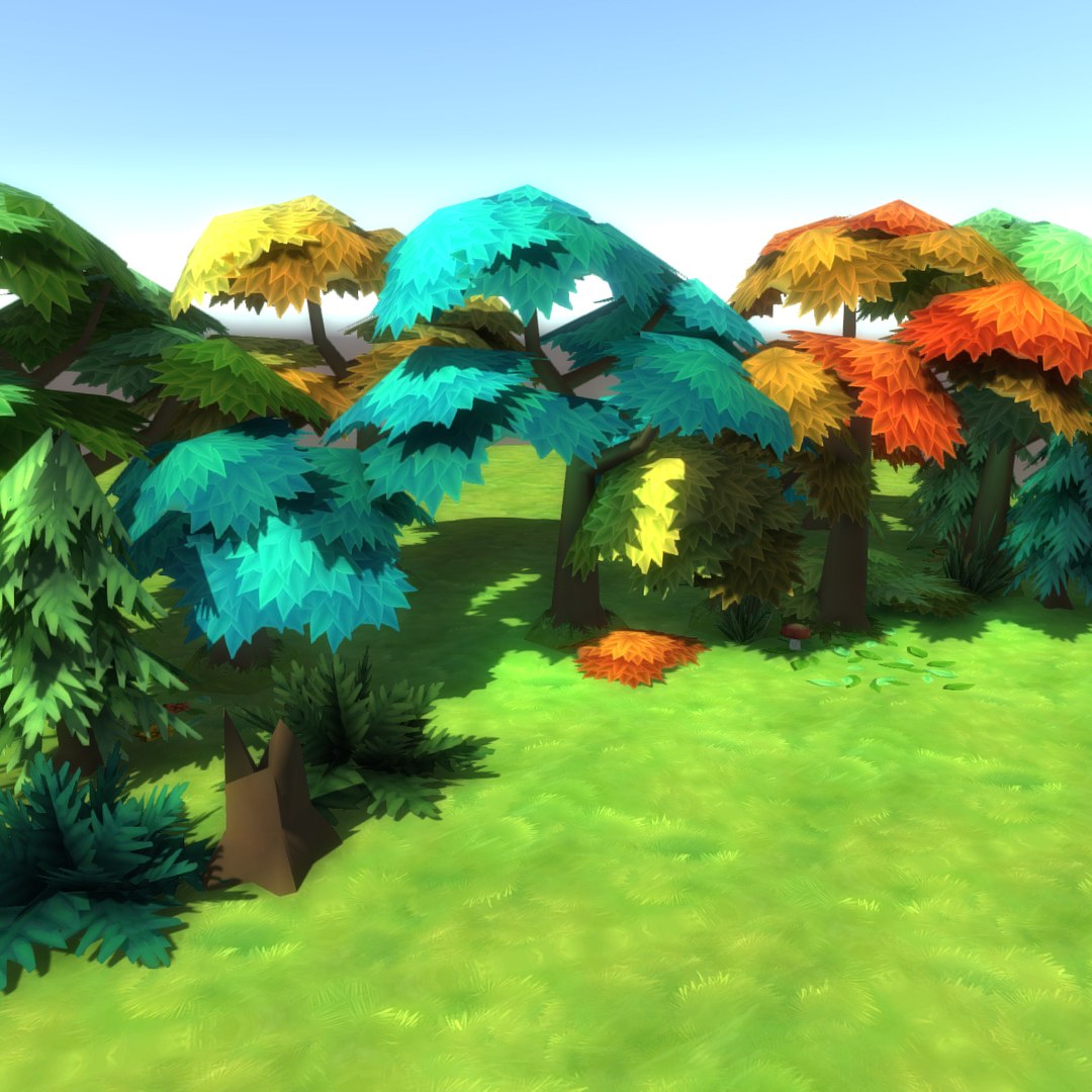3d Model Of Environment Pack Tree