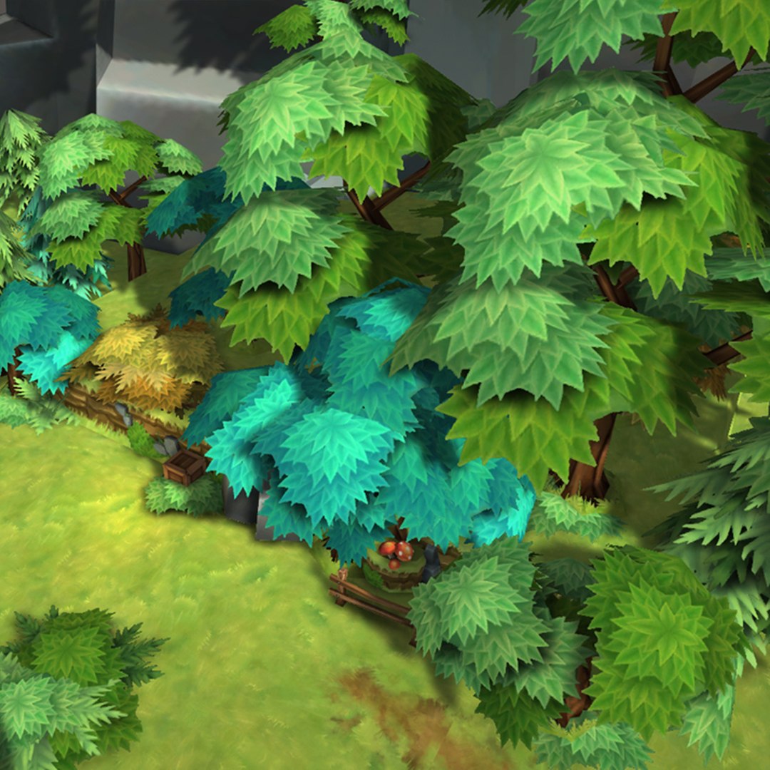 3d Model Of Environment Pack Tree