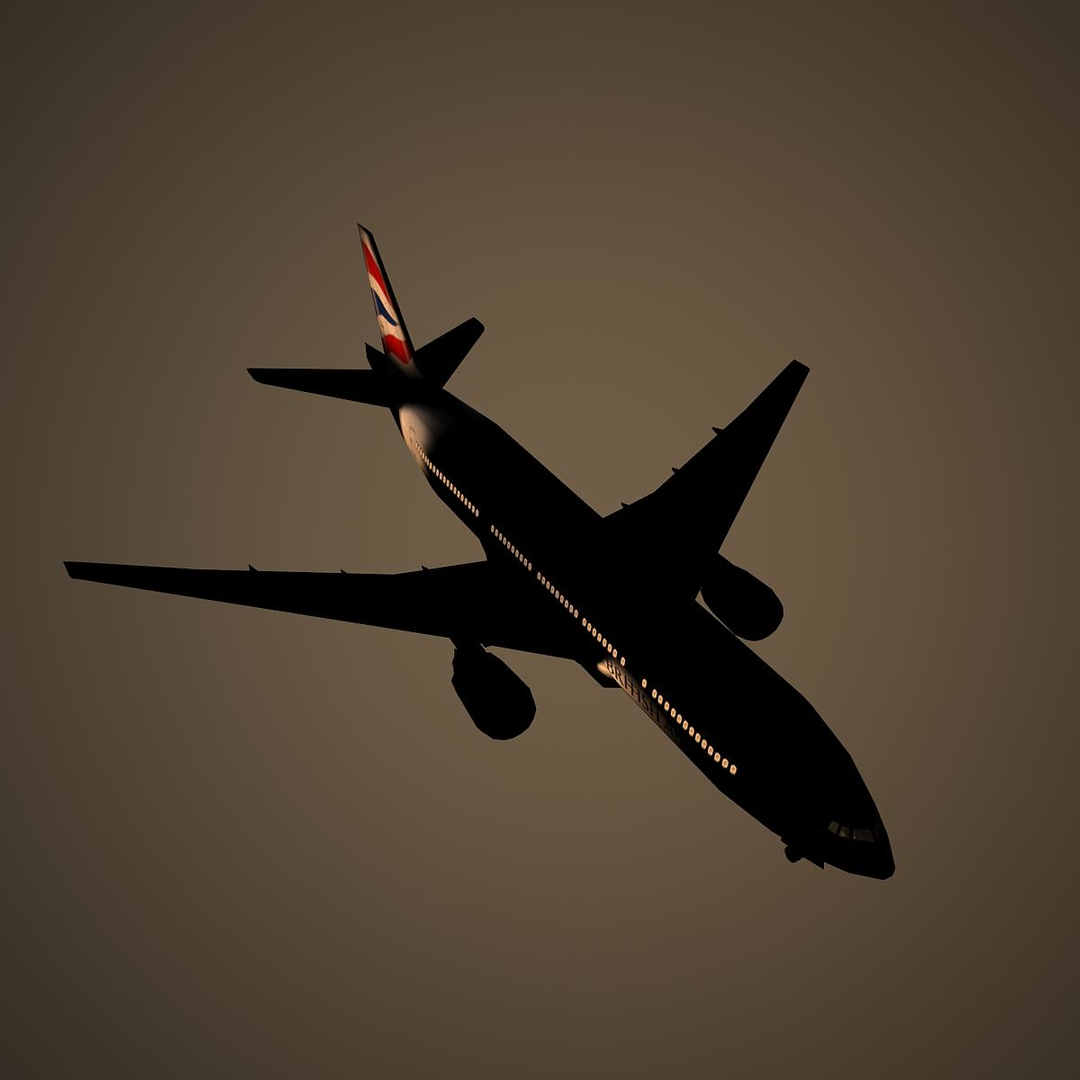 3d boeing 777-200 baw model