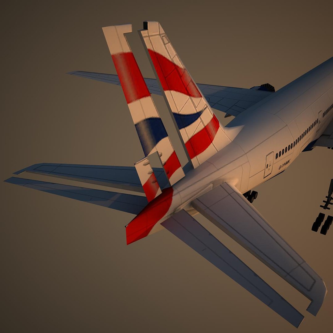 3d boeing 777-200 baw model
