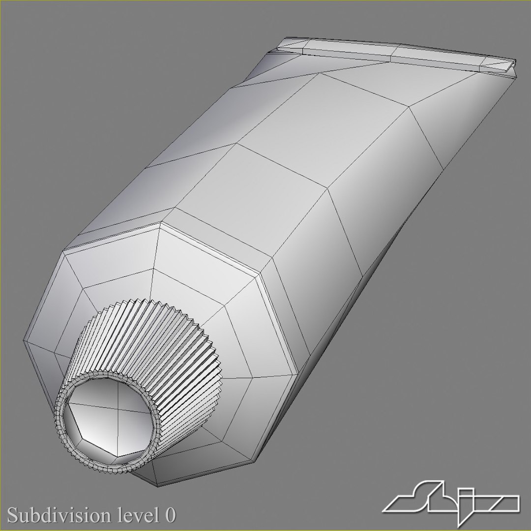 Tube Toothpaste 3 3d Model