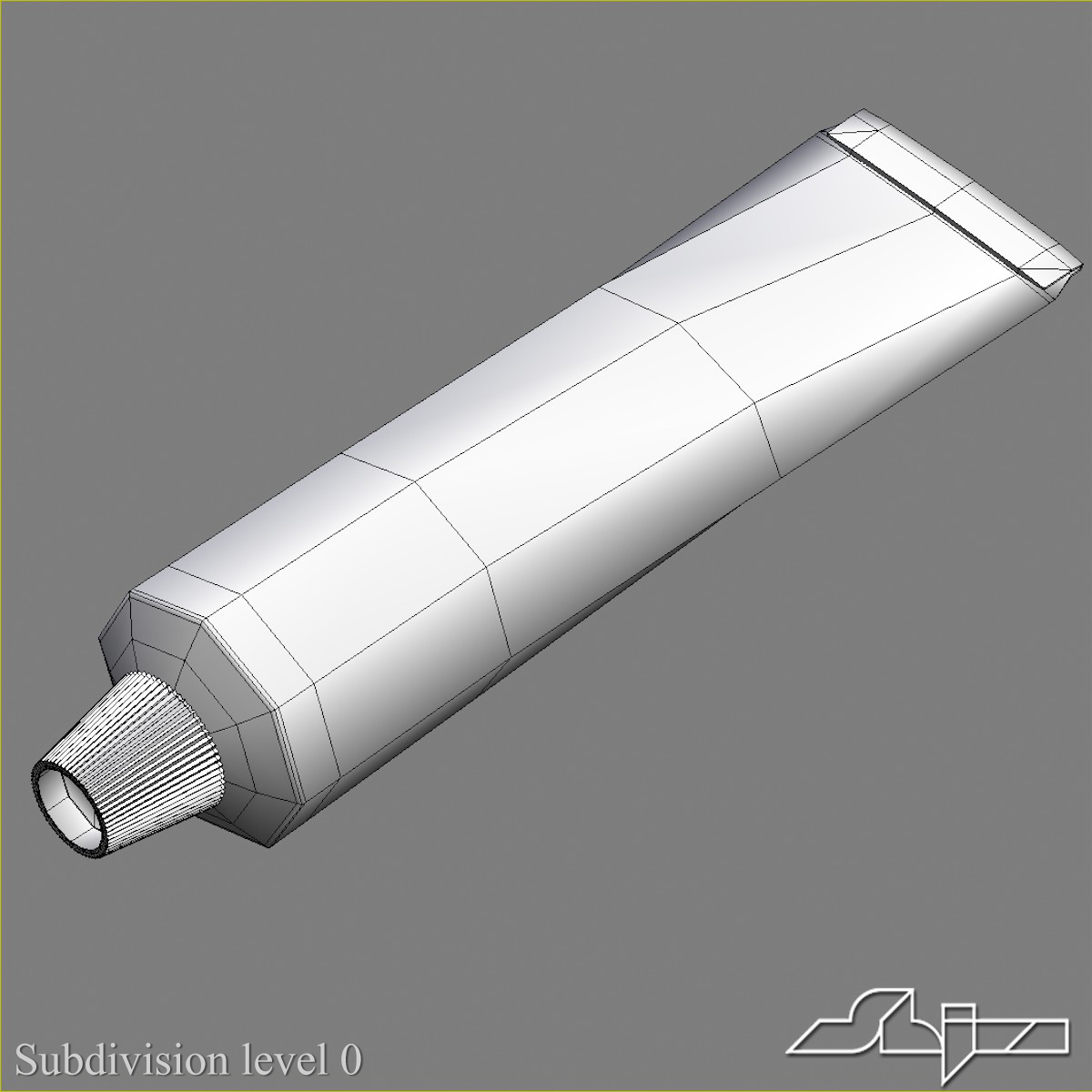 tube toothpaste 3 3d model
