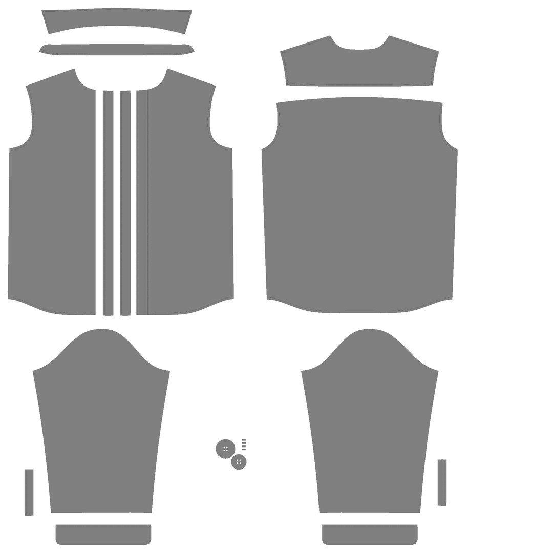 Men Shirt- Single Color In Low Poly 3D Model - TurboSquid 2373764